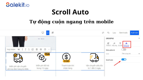 Scroll Auto - Tự động cuộn ngang trên mobile