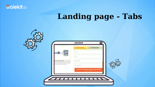 Landing page - Tabs