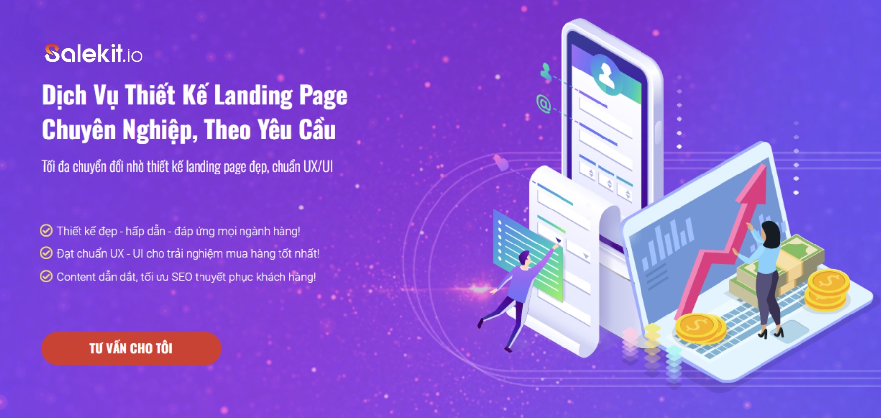 Dịch vụ thiết kế landing page